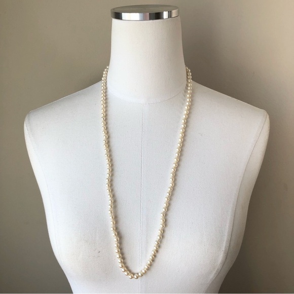 Vintage | Jewelry | Vintage Long Strand Pearl Necklace | Poshmark